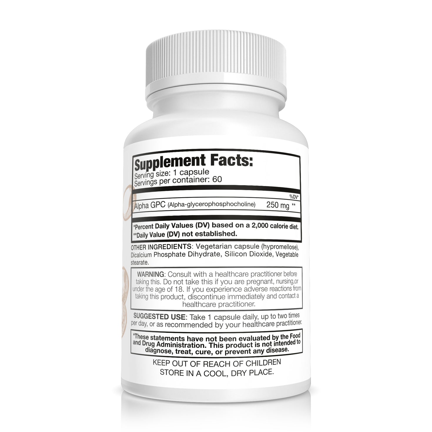 Alpha GPC Capsules & Powder Pure Nootropics