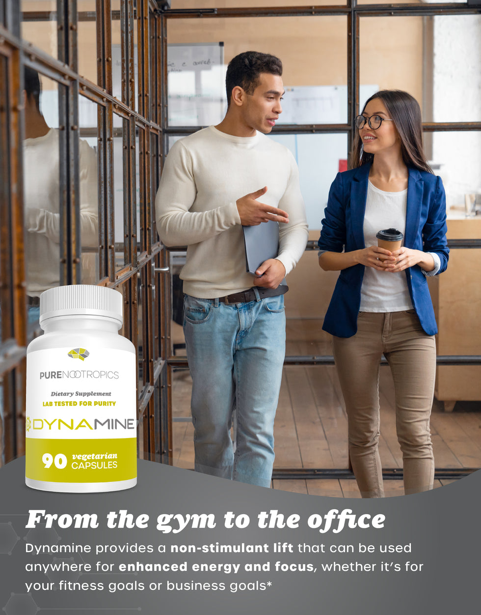 Buy Dynamine™ (Methylliberine) Capsules or Powder by Pure Nootropics