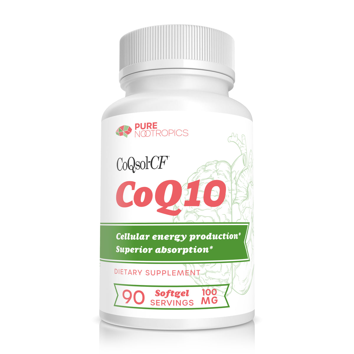 CoQ10 Softgels – Pure Nootropics
