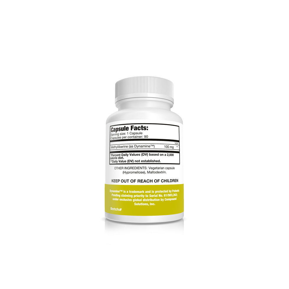 Buy Dynamine™ (Methylliberine) Capsules or Powder by Pure Nootropics