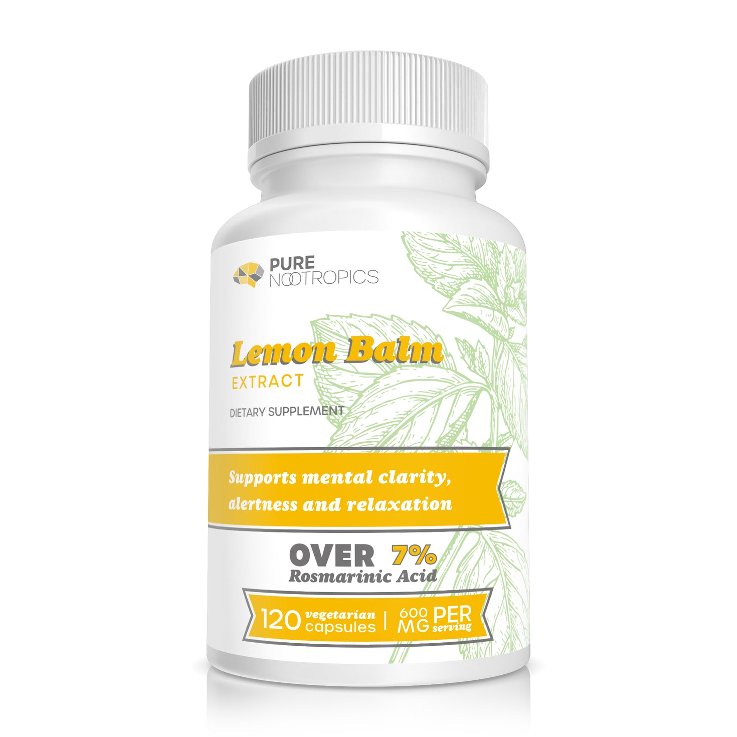 Lemon Balm Capsules – Pure Nootropics