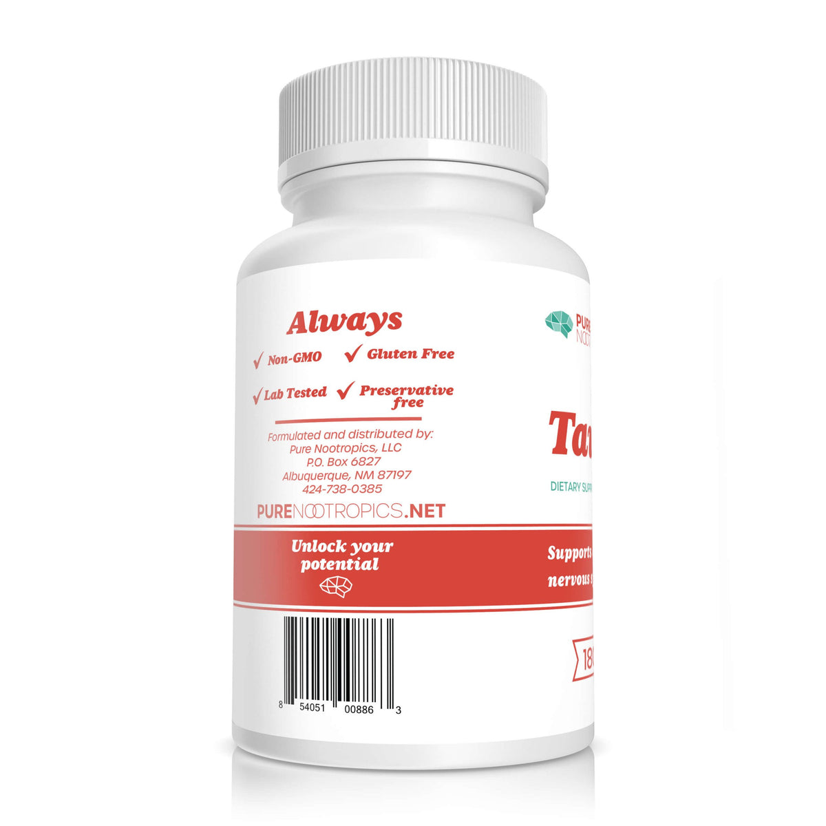 Taurine Capsules – Pure Nootropics