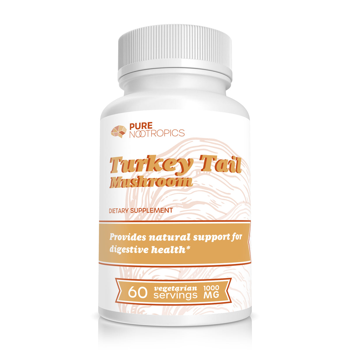Organic Turkey Tail Mushroom Extract Capsules or Powder – Pure Nootropics